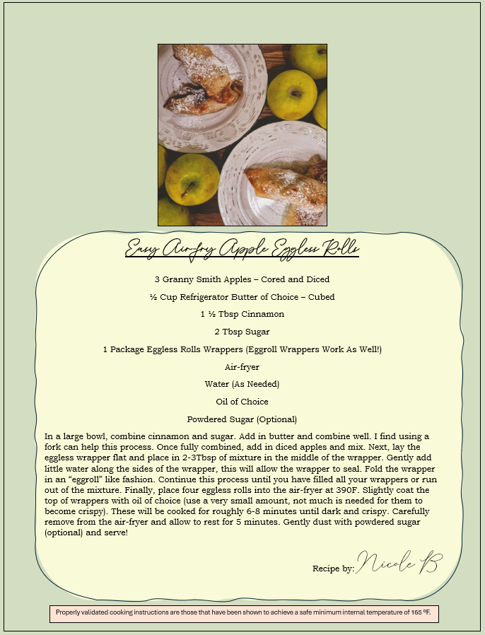 Easy Air-Fry Apple Wrappers – Huckleberry Farms